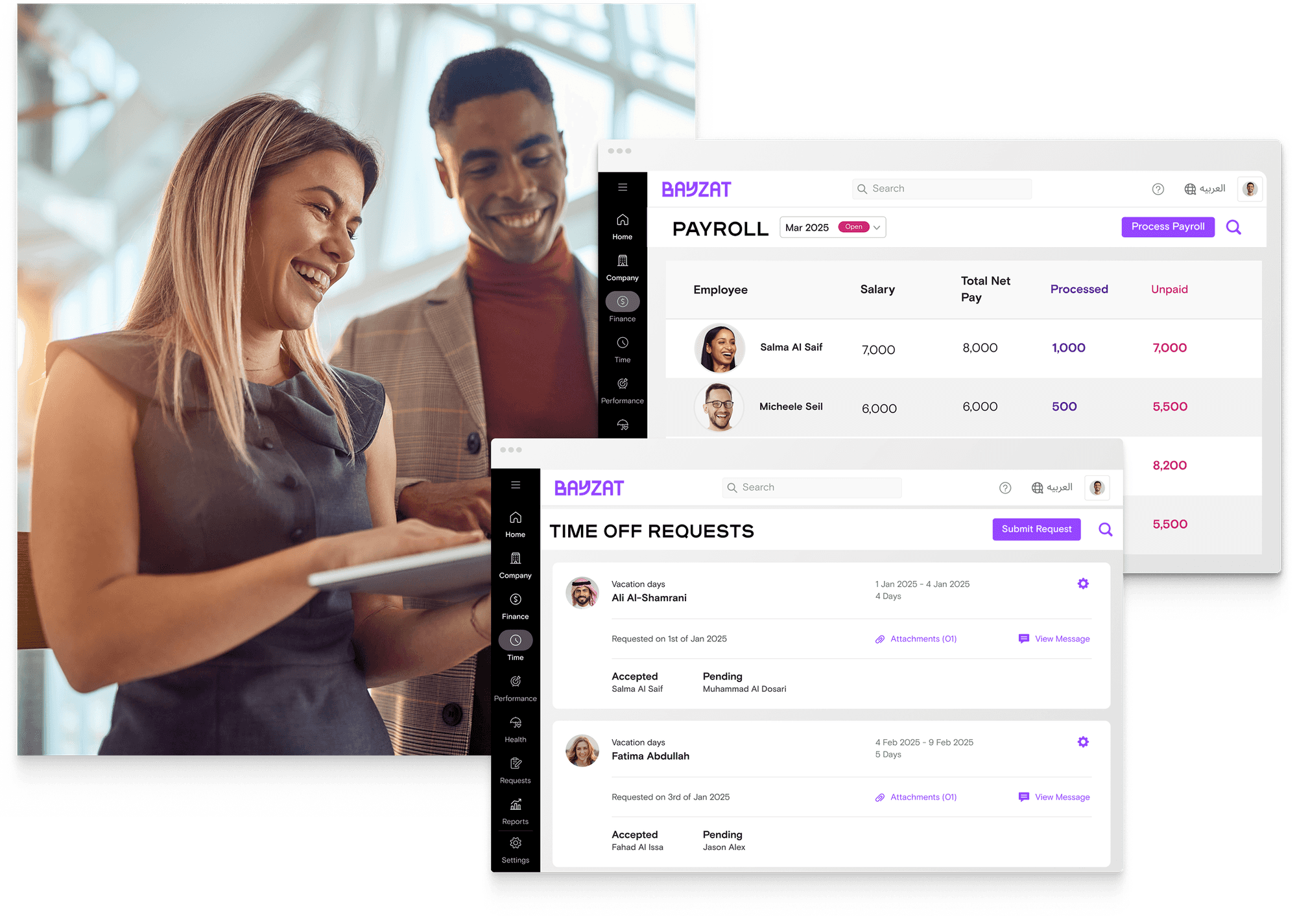Smart HR and Finance Software for Small Businesses - Bayzat